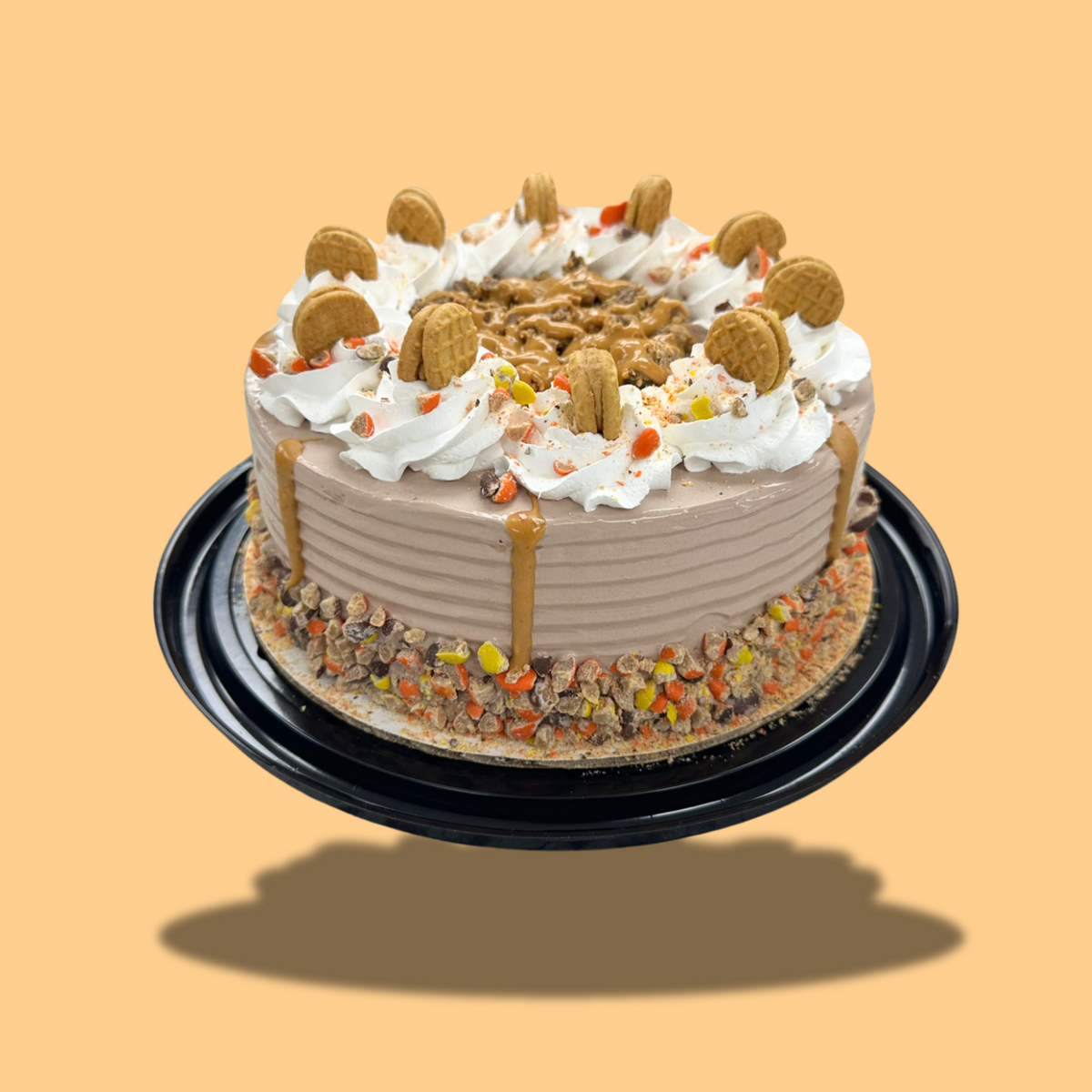 Peanut Butter Cup 8'' Ice Cream Cake - Free Nationwide Delivery ...
